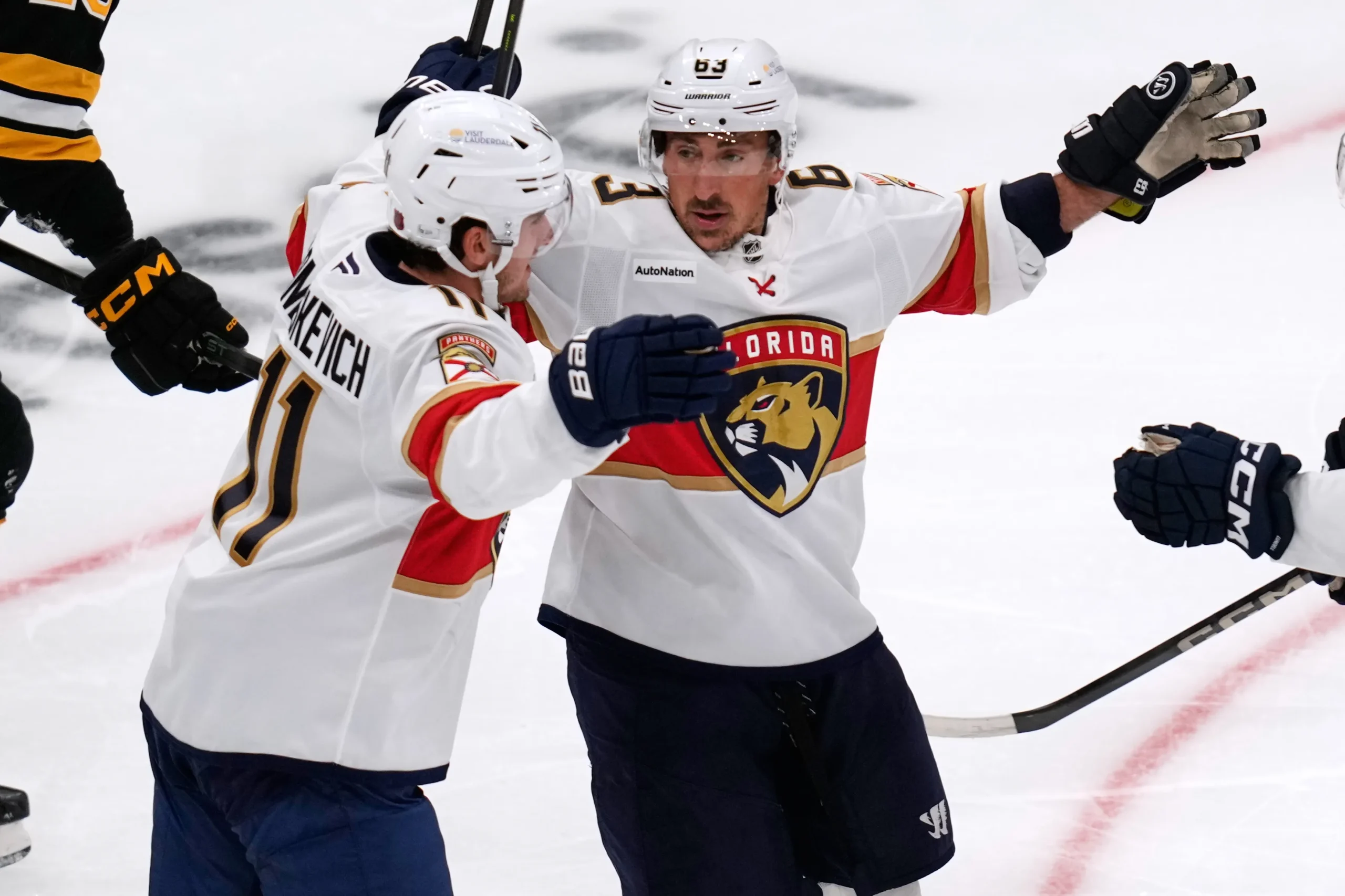 Marchand has 2 assists to help Panthers win 4-3 in his emotional return ...