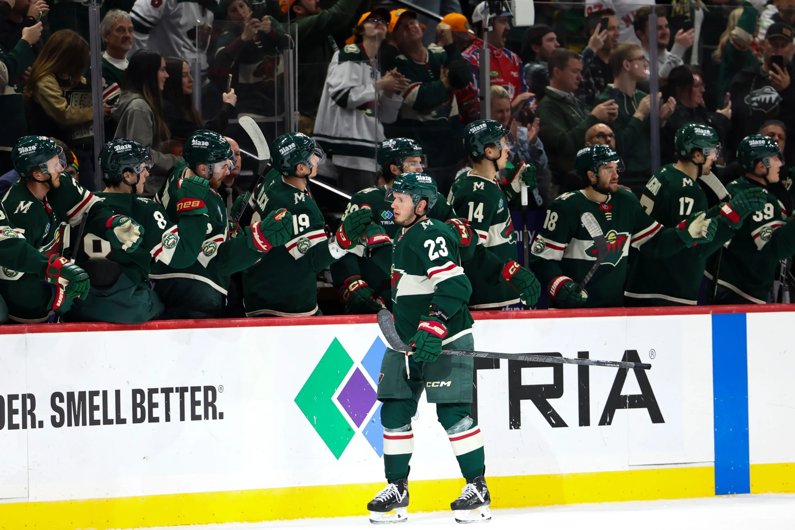 Wild stop 5-game losing streak with 5-2 win over Canucks for 1st regulation home win in 7 tries ...