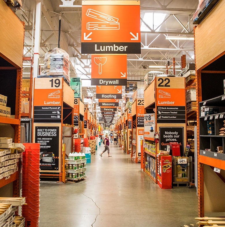 Mixed quarter at Home Depot with less storm damage to homes and a more ...