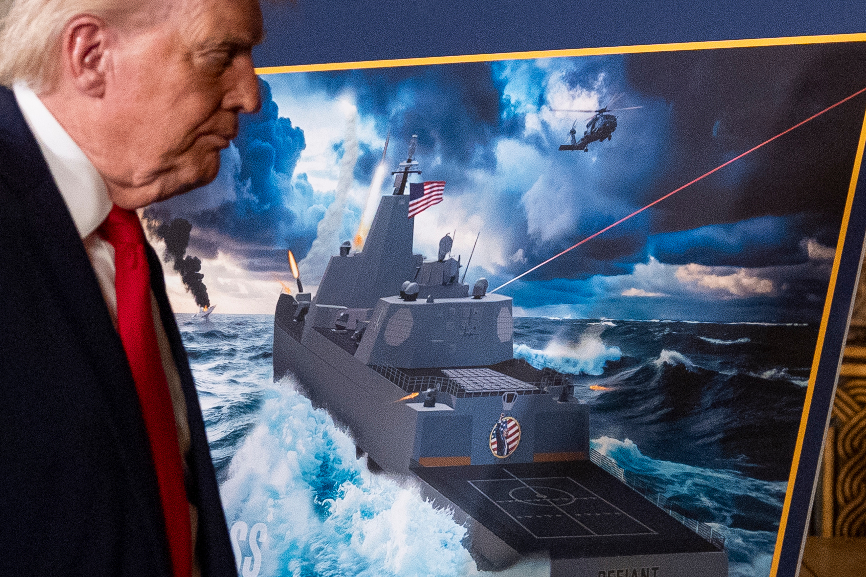 Trump announces plans for new Navy ‘battleship’ as part of a ‘Golden ...