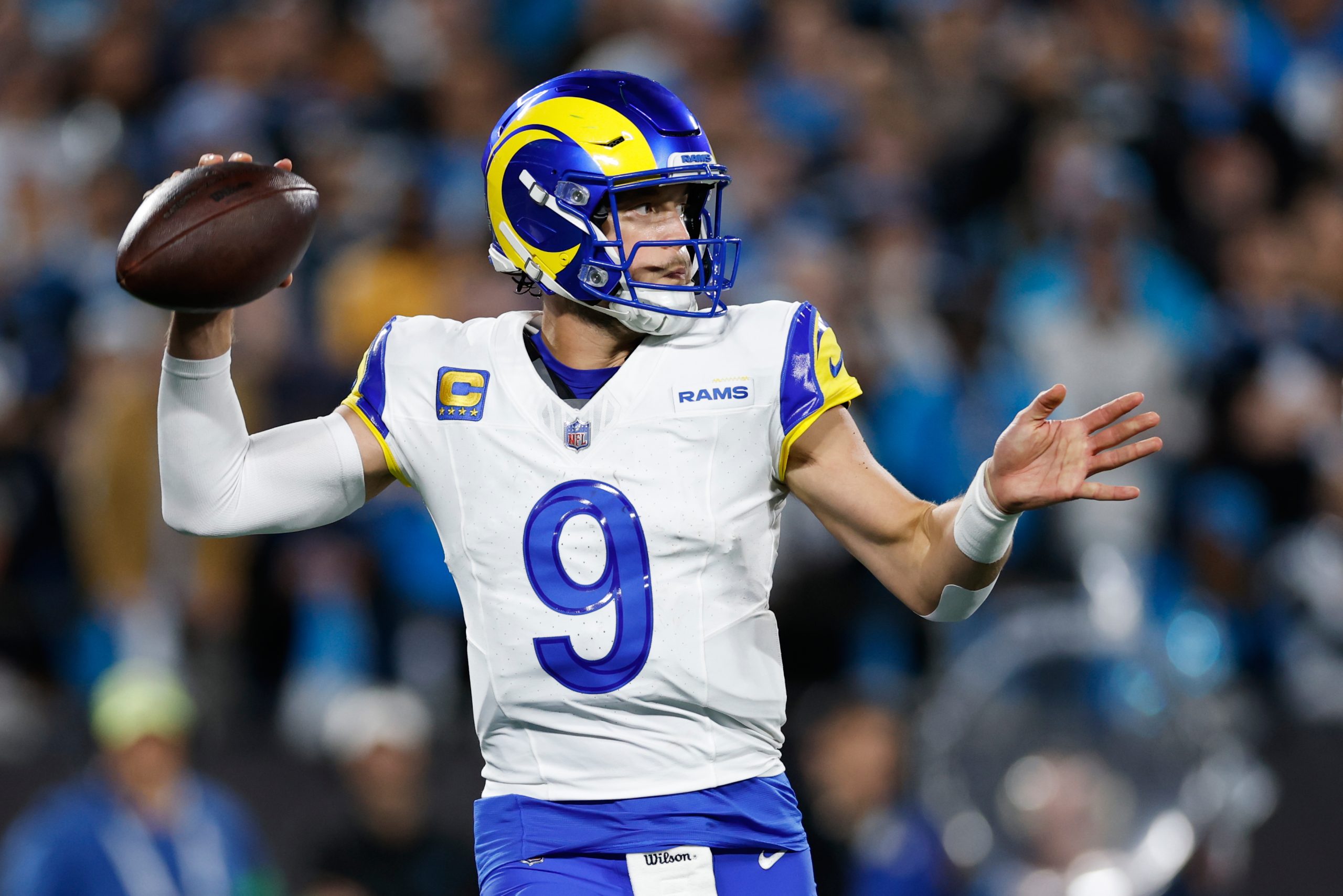 Rams rally past Panthers to open NFL playoffs, advance to divisional ...
