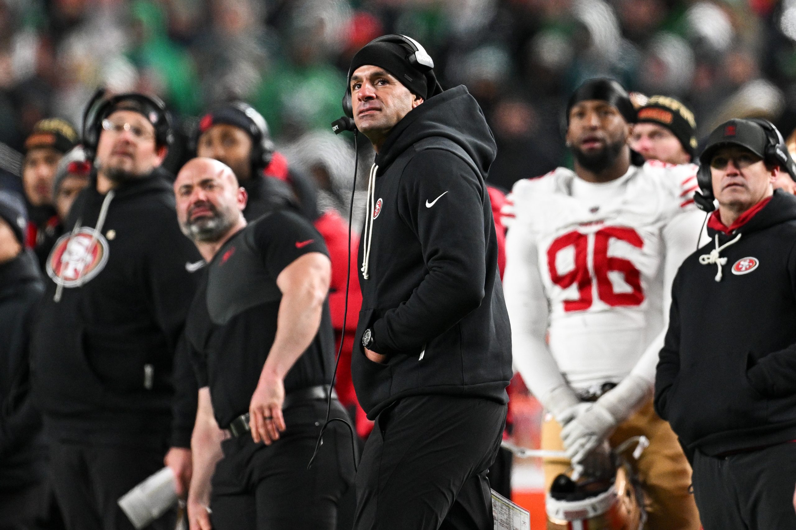 Ravens interview 49ers’ Robert Saleh and Bills’ Joe Brady for their ...