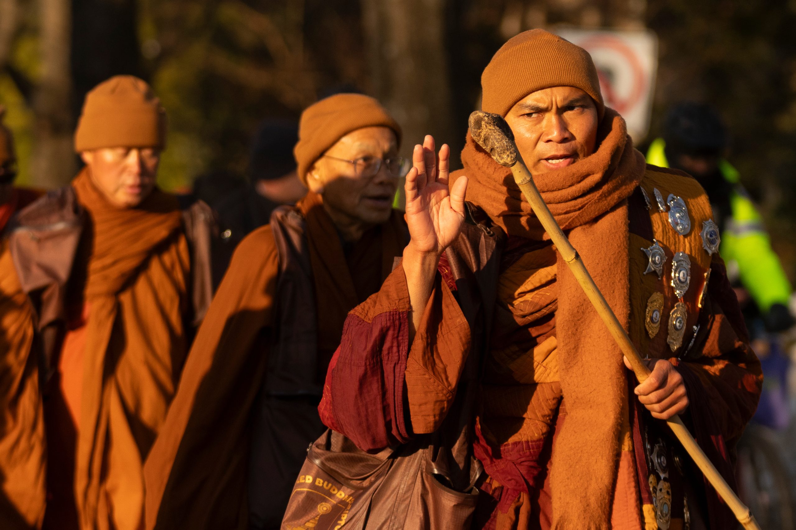 A 15-week ‘Walk for Peace’ concludes with Buddhist monks’ arrival in ...
