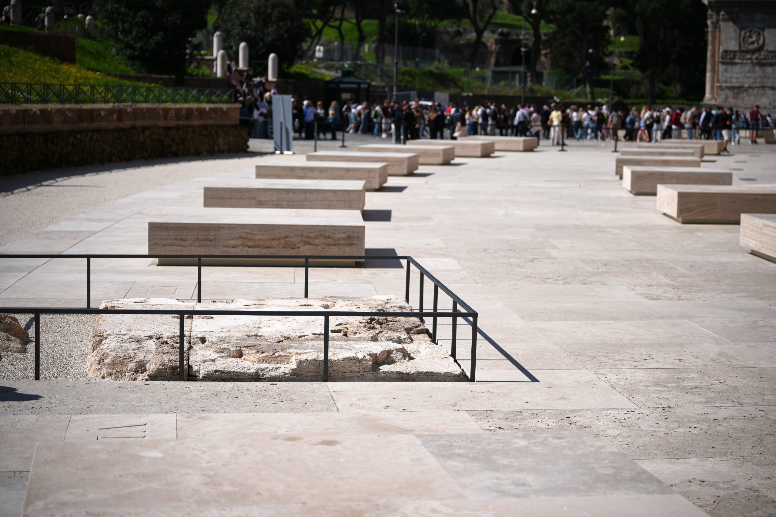 Rome’s Colosseum gets a fresh look that recreates the footprints of ...