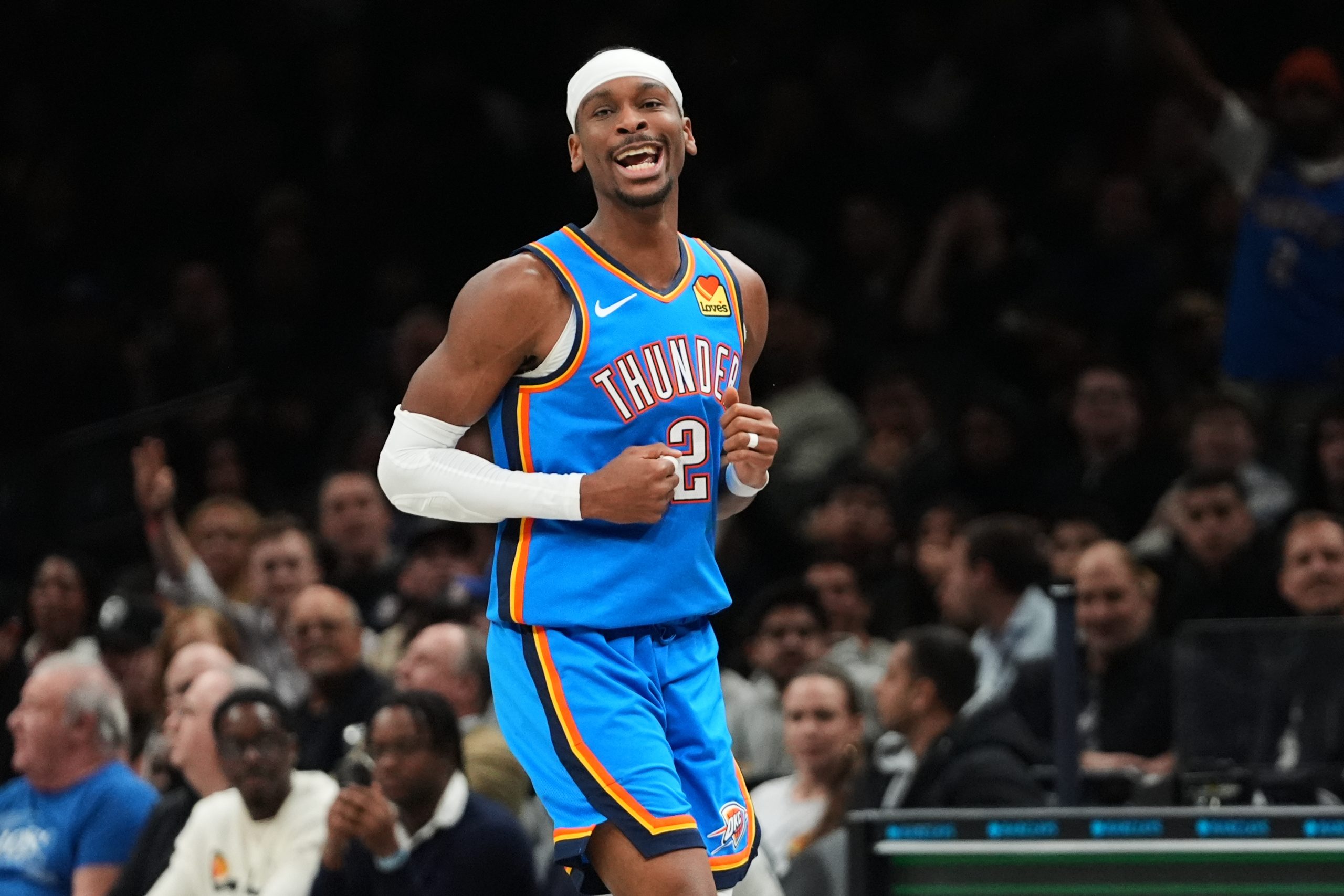 Thunder beat the Nets 121-92 for a 10th straight win as Gilgeous ...